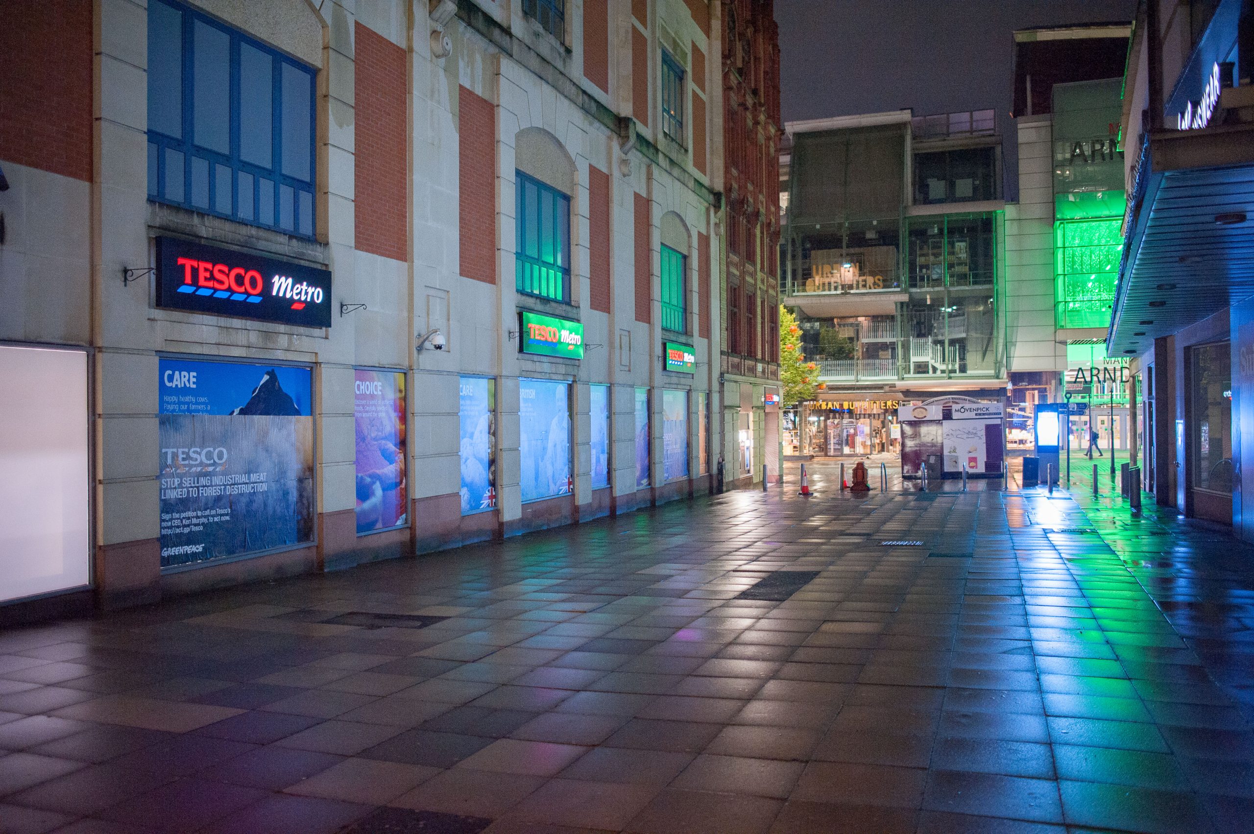 Manchester Greenpeace stage ‘rebrand’ protest outside Tesco in Whalley ...