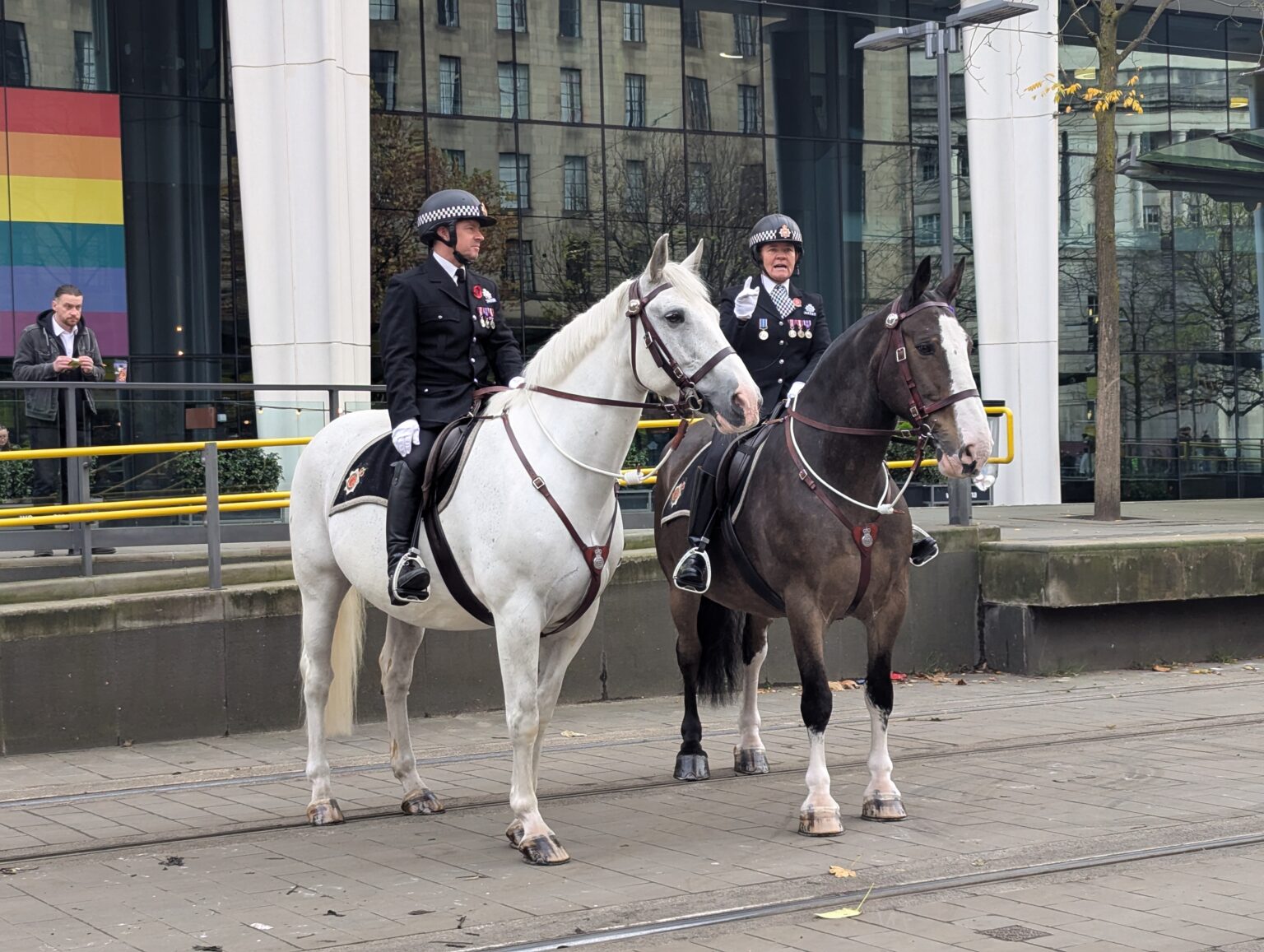 Manchester stands silent for Remembrance Sunday